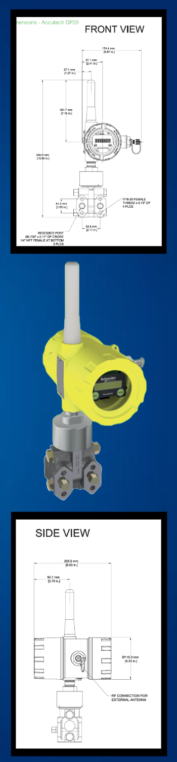 DP20 Wireless Differential Pressure Field Unit